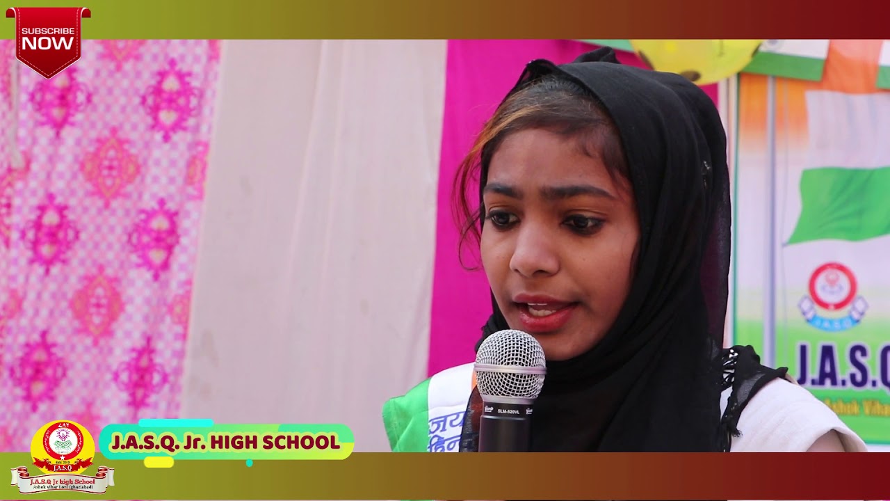 Beautiful nat Arbi me by Farah 8th class J.A.S.Q JR. HIGH School - YouTube