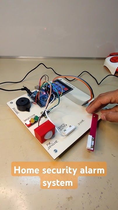 Home security alarm system using PIR sensor and Arduino - YouTube