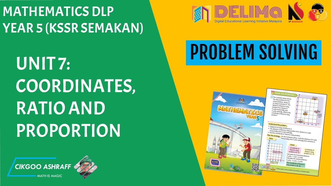 MATHEMATICS DLP || YEAR 5 || UNIT 7 || COORDINATES, RATIO AND ...