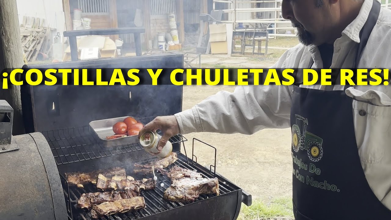 ¡Parrillada De Costillas Y Chuletas De Res De Forma Especial! - YouTube