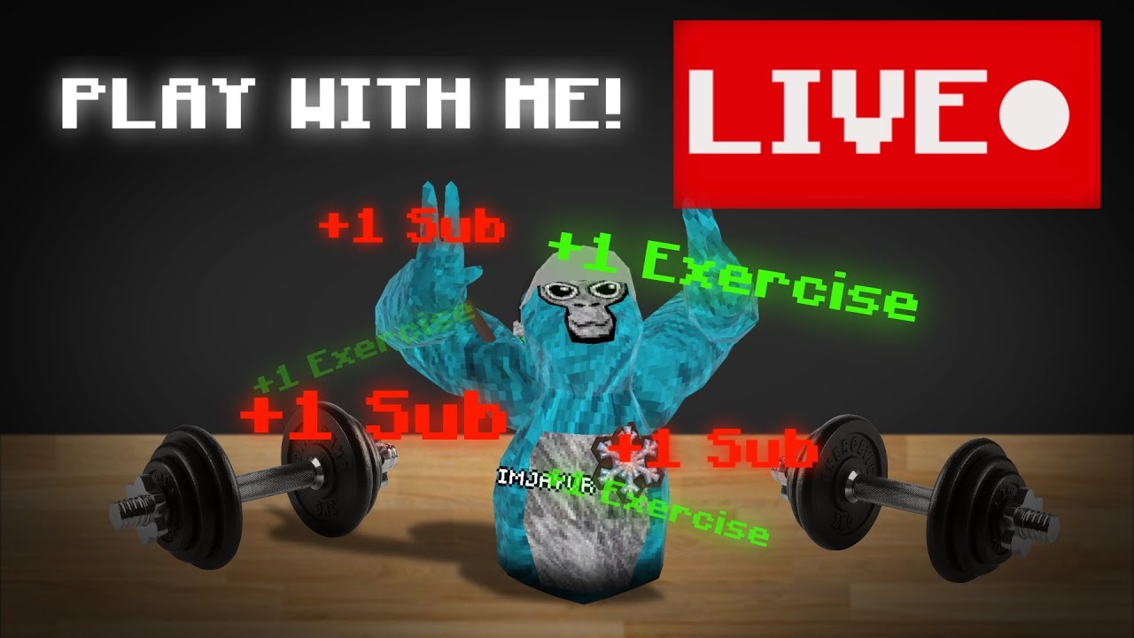 SUB = EXERCISE! *GTAG LIVE 🔴* - YouTube