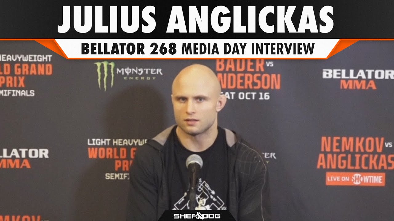 Julius Anglickas | Bellator 268 - Media Day Interview - YouTube