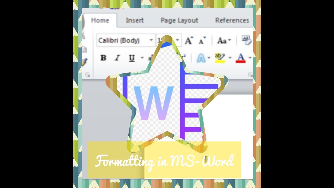 Formatting in MS-Word 2013#Computer #Class 4 - YouTube