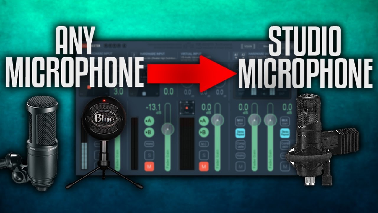 How To Make Your Microphone Sound Like A Studio/Professional Microphone ...