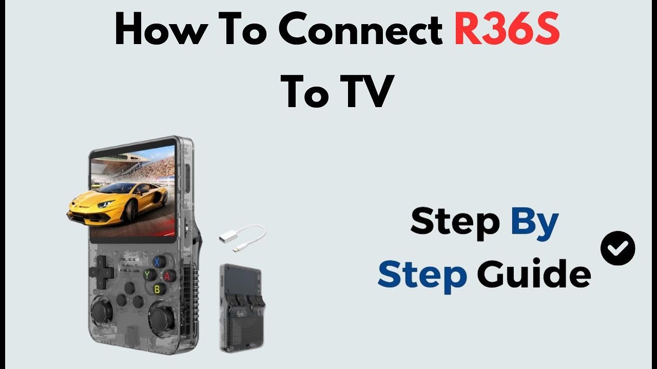 How to Connect R36S to TV | Step-by-Step HDMI & AV Setup Guide for R36S Console - YouTube