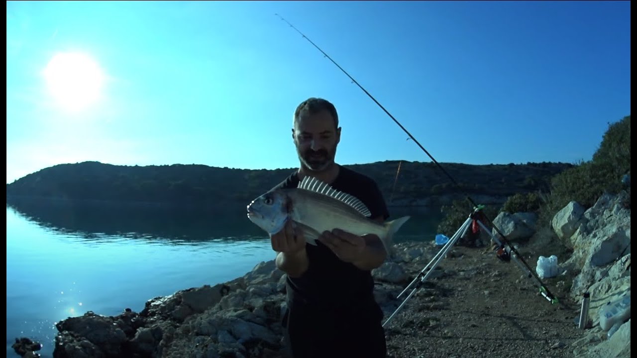 Ψαρεμα τσιπουρας με απιστευτο φιναλε Orata fishing with an incredible ...