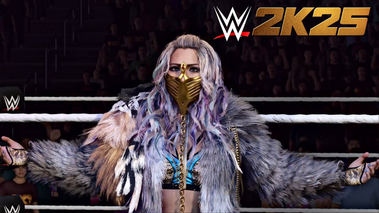 GIULIA ENTRANCE, SIGNATURES, FINISHERS, WINNING SCENE & MORE WWE 2K25 ...