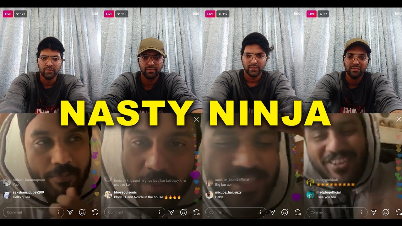 MTV Hustle From Home with NASTY NINJA - Live Chat | Veteran of India ...