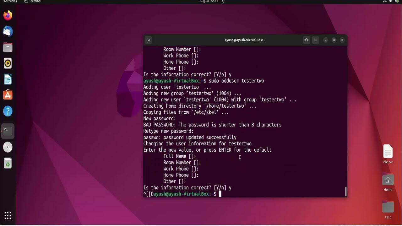 How To Modify User Accounts in Linux | Linux Change or Rename User Command Syntax (Basics) - YouTube
