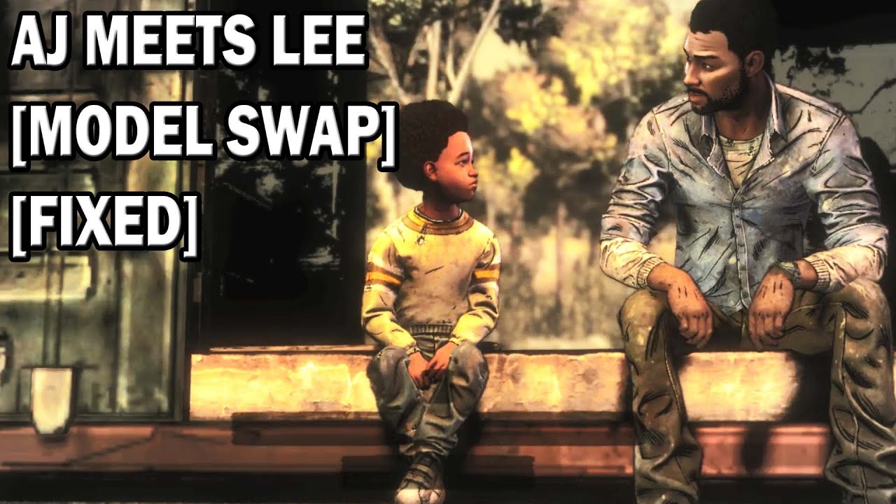 TWD - AJ Meets Lee [Model Swap] [Fixed] - YouTube