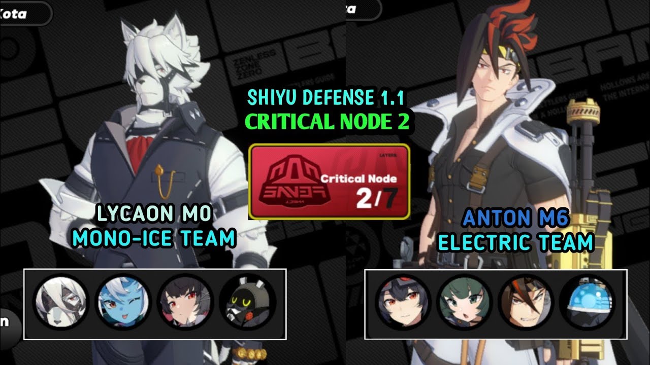 TUTOR SHIYU DEFENSE : CRITICAL NODE 2 LYCAON M0 X ANTON M6 (MOBILE ...