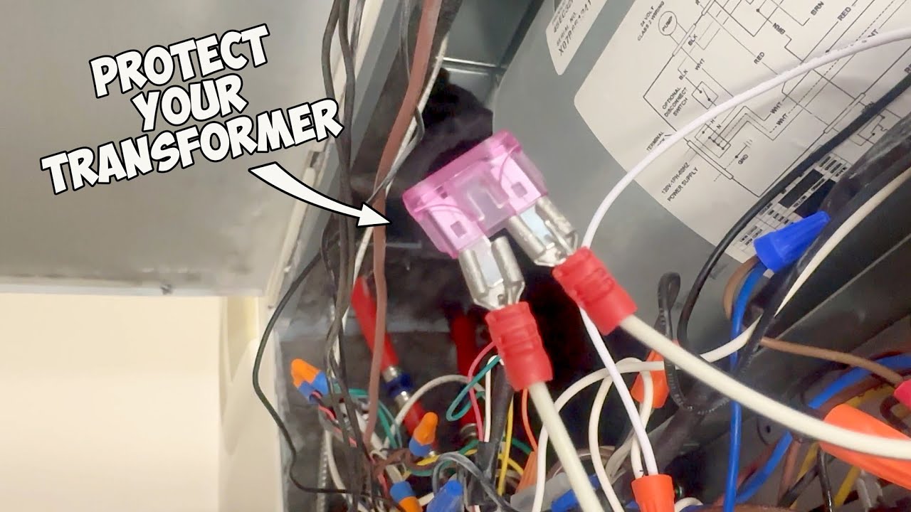 24v Transformer Blows when Cooling is On - HVAC Low Voltage Short - YouTube
