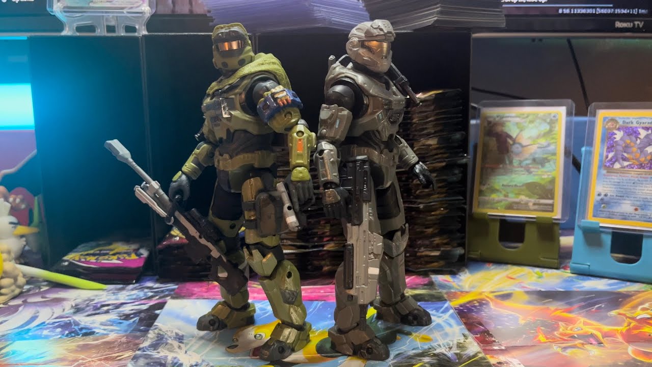 Jazwares halo collection spartan Jun A266 noble team - YouTube