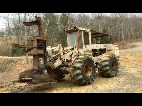 1998 Barko Feller Buncher 885FB - YouTube