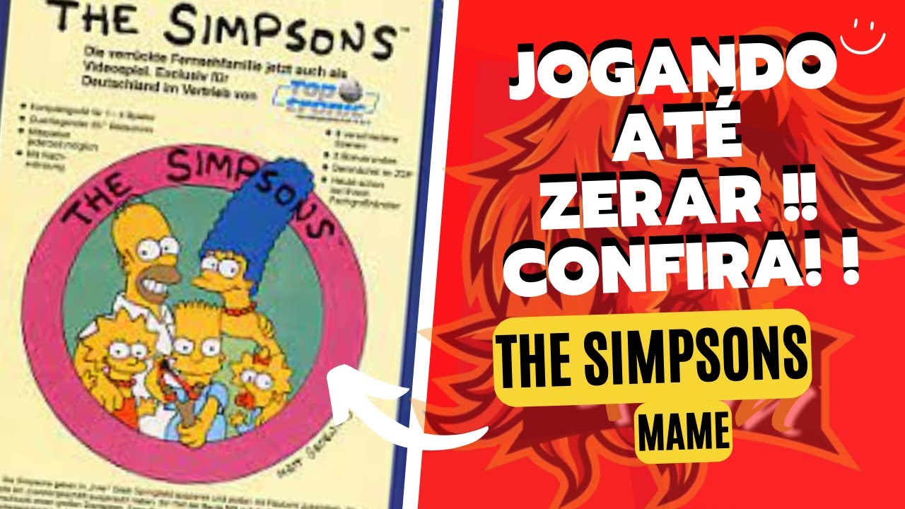 GAME PLAY - THE SIMPSONS - MAME - ATÉ ZERAR (CLÁSSICO DOS DESENHOS ...