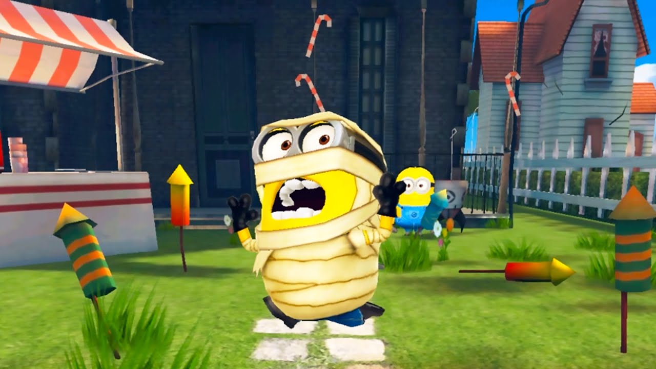 Minion rush - Run with minion shield for 4m 45s challenge - YouTube