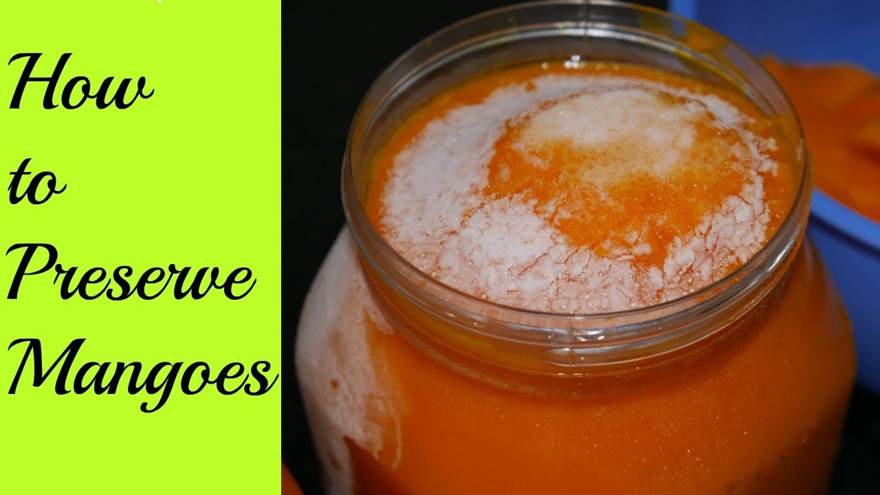 How to Preserve Mango | Deep Freeze Mango pulp & Slices 😋 - YouTube