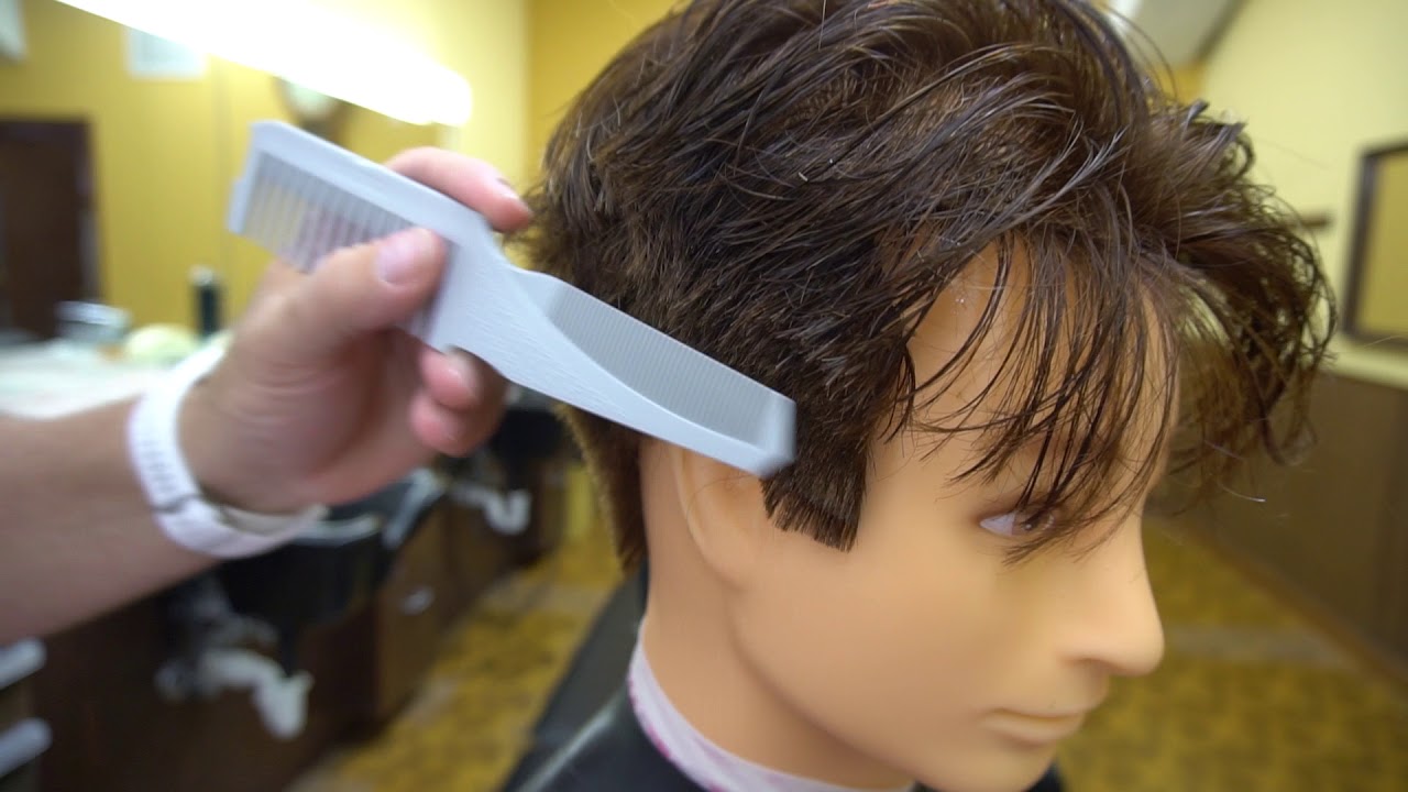 detail comb for men's hair cut fine finishing on the Zoot Comb - YouTube