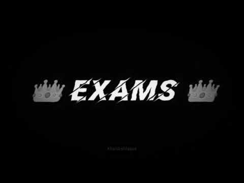 Exam Time WhatsApp Status