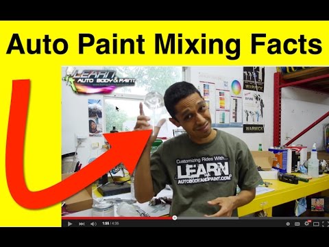 Automotive Paint Mixing Facts - How To Mix Paint and Pot Life - YouTube