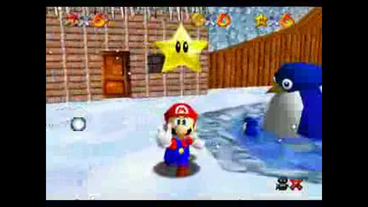 Super Mario 64 - Li'l Penguin Lost 16"20 - (TAS) - YouTube