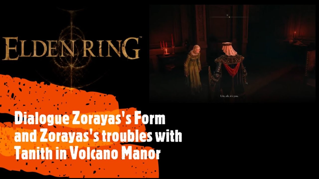 Elden Ring [Dialogue Zorayas's Form and Zorayas's troubles with Tanith ...