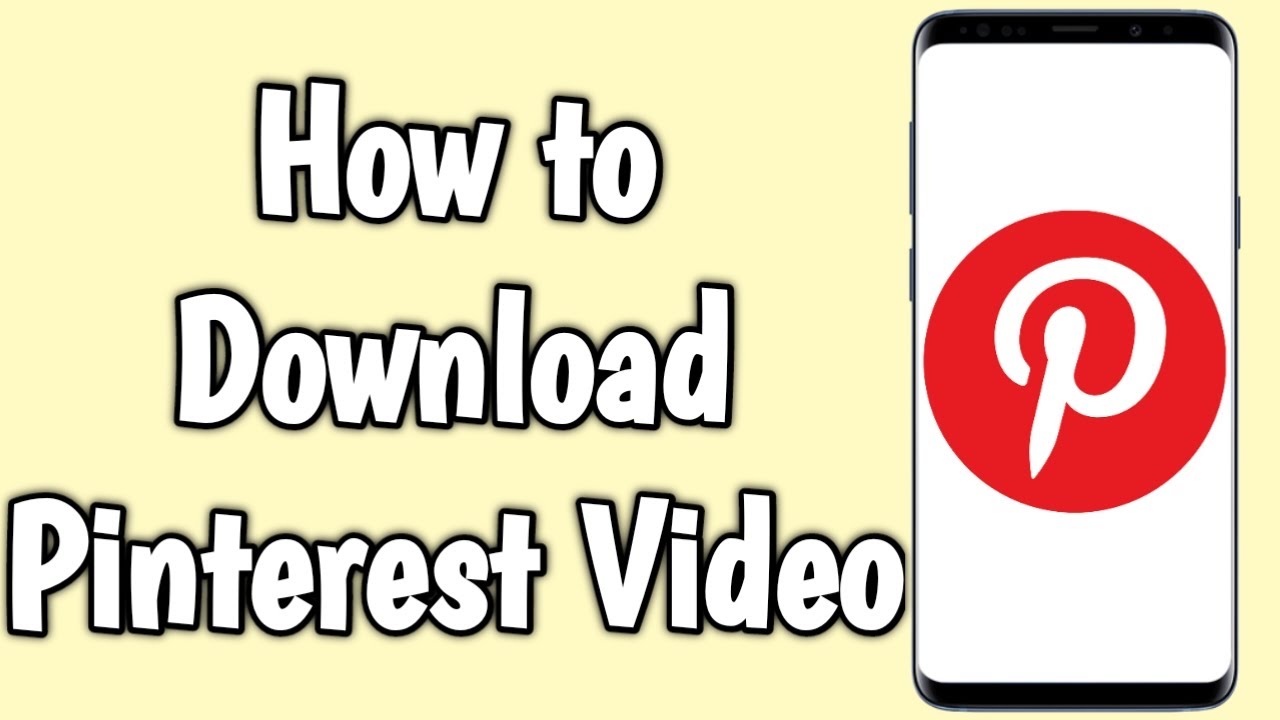 How to Download Pinterest Video - YouTube