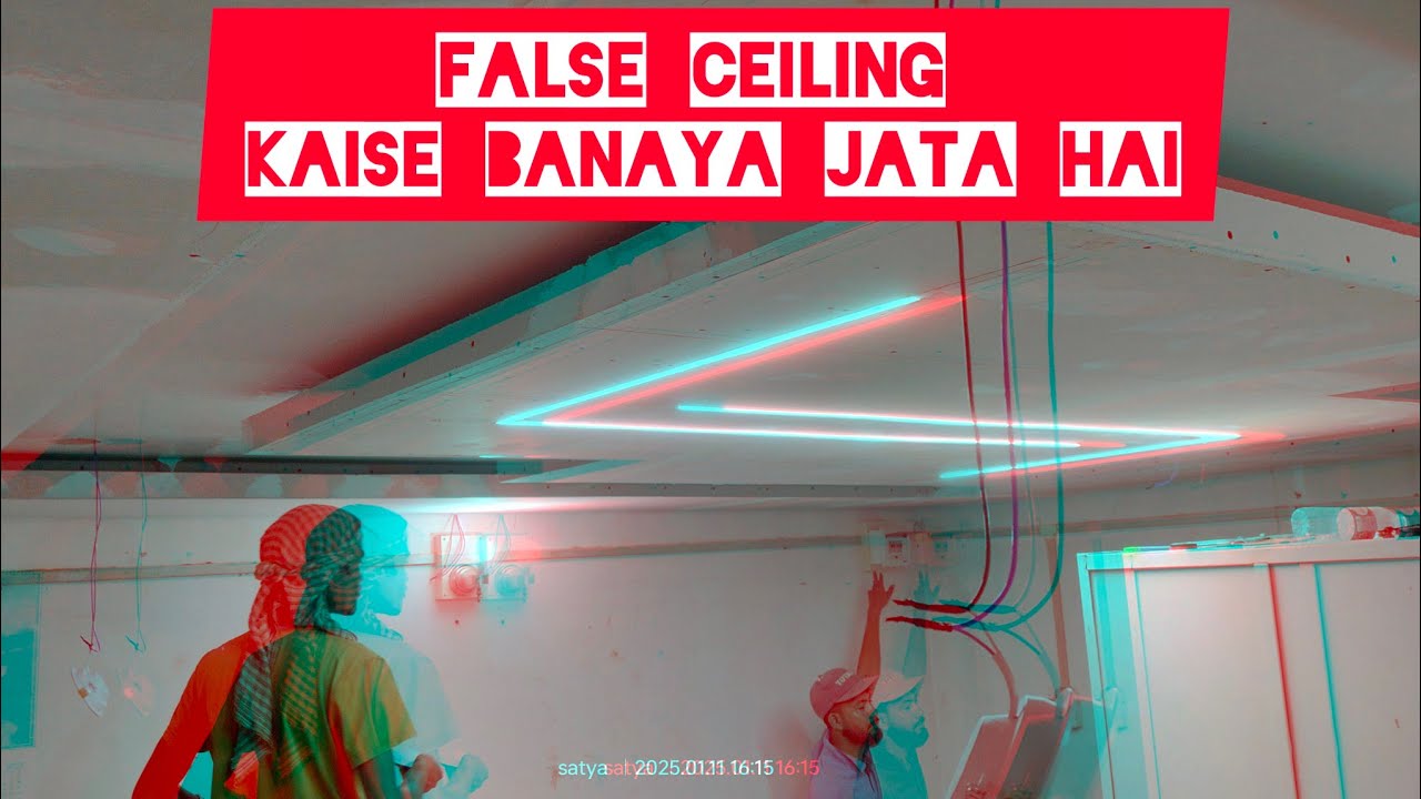 Gypsum Celling Work 🏠 - YouTube