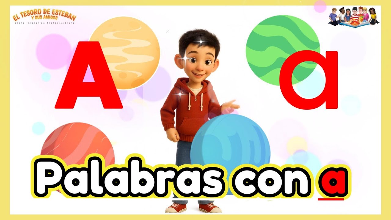 Palabras con la letra a. Aprende jugnado - YouTube