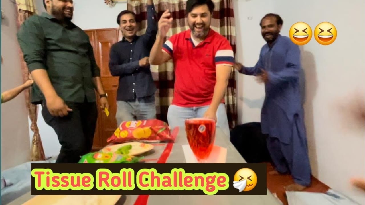 Tissue Roll Challenge - YouTube