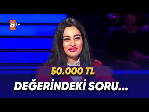 Kadriye Nur Menemencioğlu 50 bin TL değerindeki soruya ne cevap verdi? - Kim Milyoner Olmak İster?