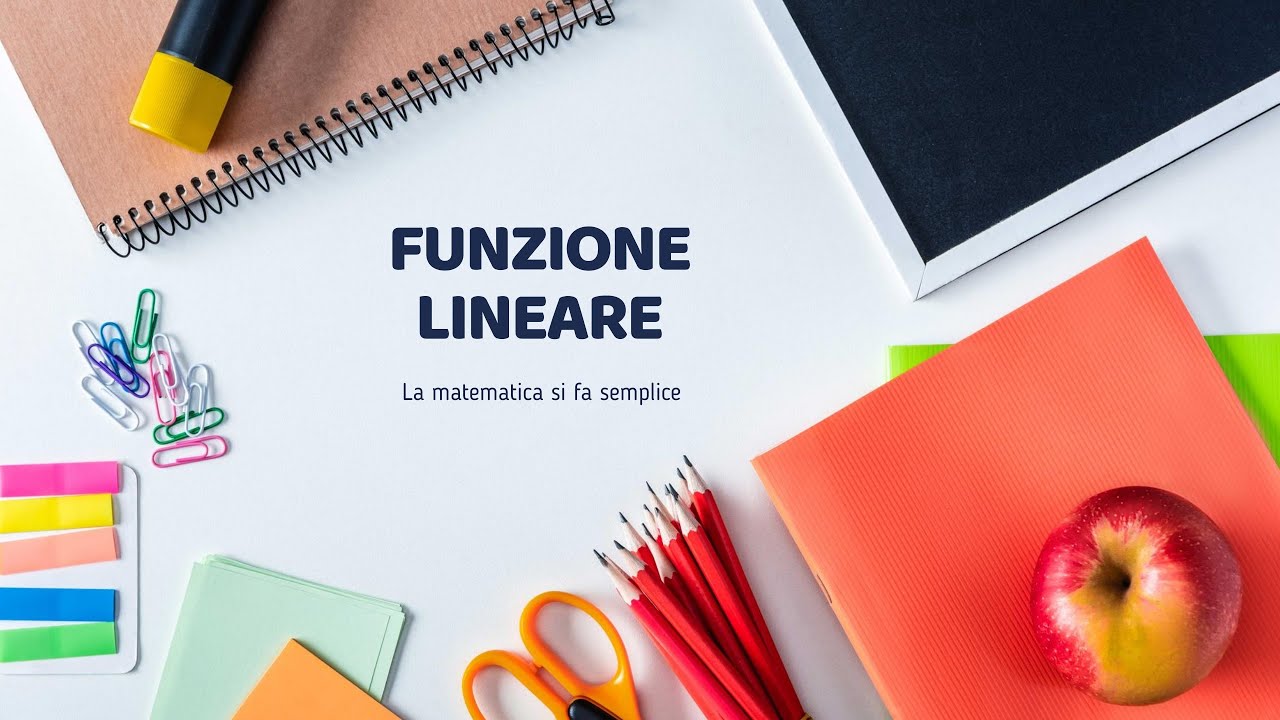 Funzione Lineare ↝ Riassunto completo formule e grafici - YouTube