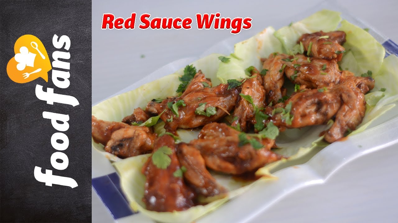 Red Sauce Wings l Kitchen Recipe l Food Fans - YouTube