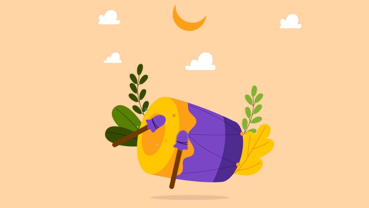 Ramadan Kareem 2D Animation in After Effects Tutorials - YouTube