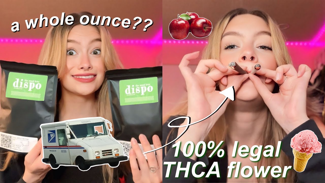 TRYING *NEW* STRAINS FROM TWB DISPO | they sent me 28G's??? - YouTube