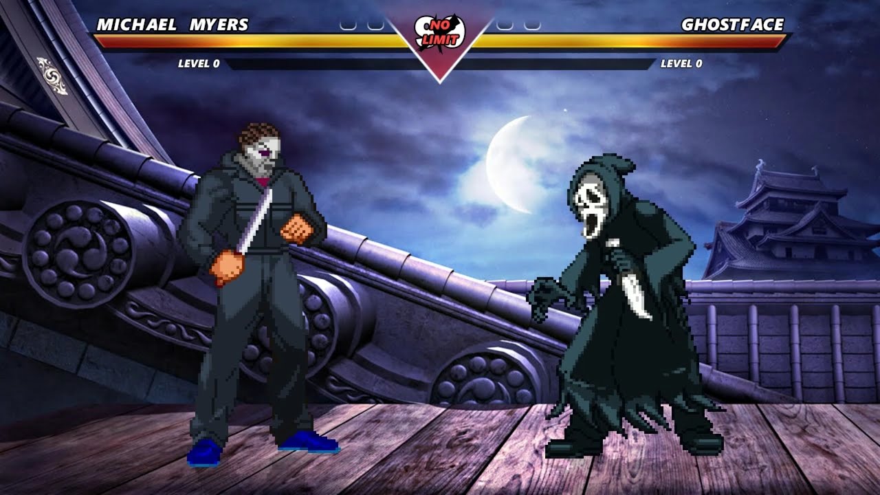 MICHAEL MYERS vs GHOST FACE - Highest Level Incredible Epic Fight ...