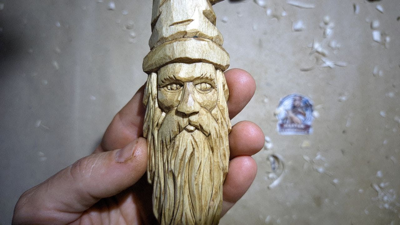 Лик волшебника часть 2. Резьба по дереву. Beginners' Guide: Wizard's ...