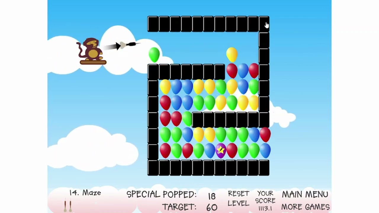 Monkey vs Balloons | Who will the contest - YouTube