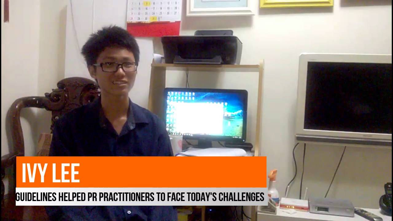 History of Public Relations Ivy Lee - Declarations of Principles - YouTube