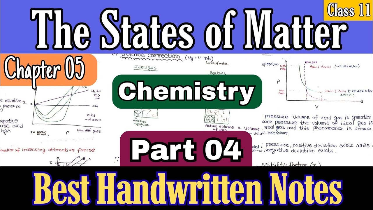 Class 11 Chemistry Gas Laws Explained | Fast Revision with Handwritten ...