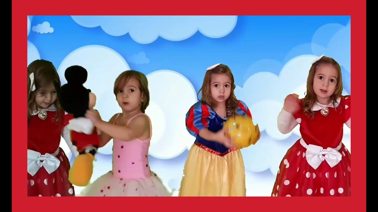 FUI CLONADA! Four little babies jumping on the bed song, nursery rhyme ...