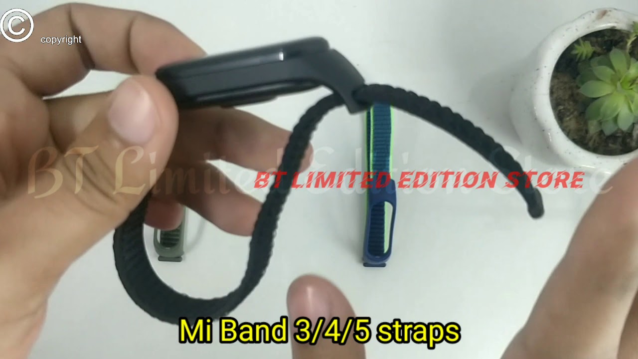 Mi band 3/4/5 straps || velcro straps || best straps for Mi bands || BT ...