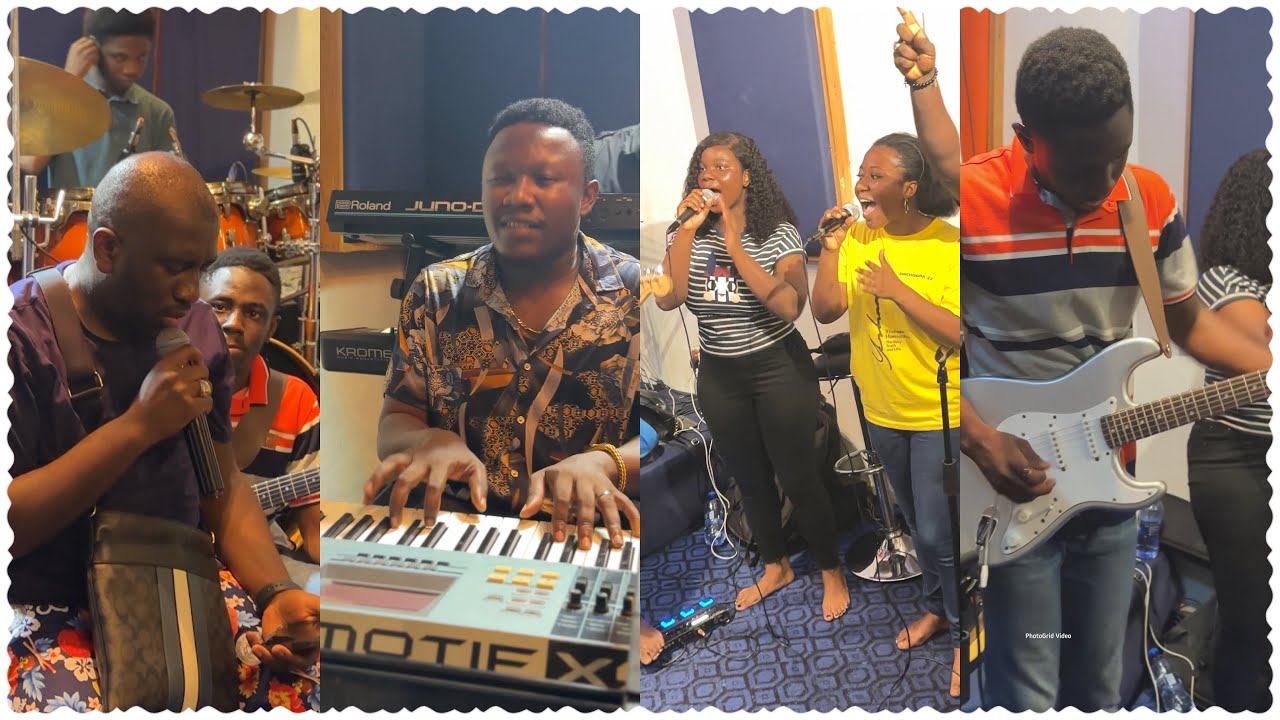 UCHE AGU Rehearses with PECULIAR PEOPLE in Kumasi 🇬🇭|| TWI , English ...