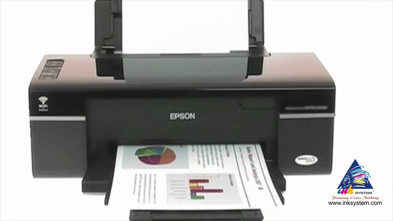 Epson Stylus Office B40W with CISS - YouTube