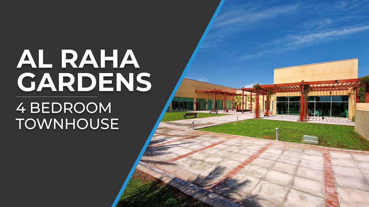 Al Raha Gardens 4 Bedroom Villa Type S - Al Dar - Abu Dhabi - YouTube