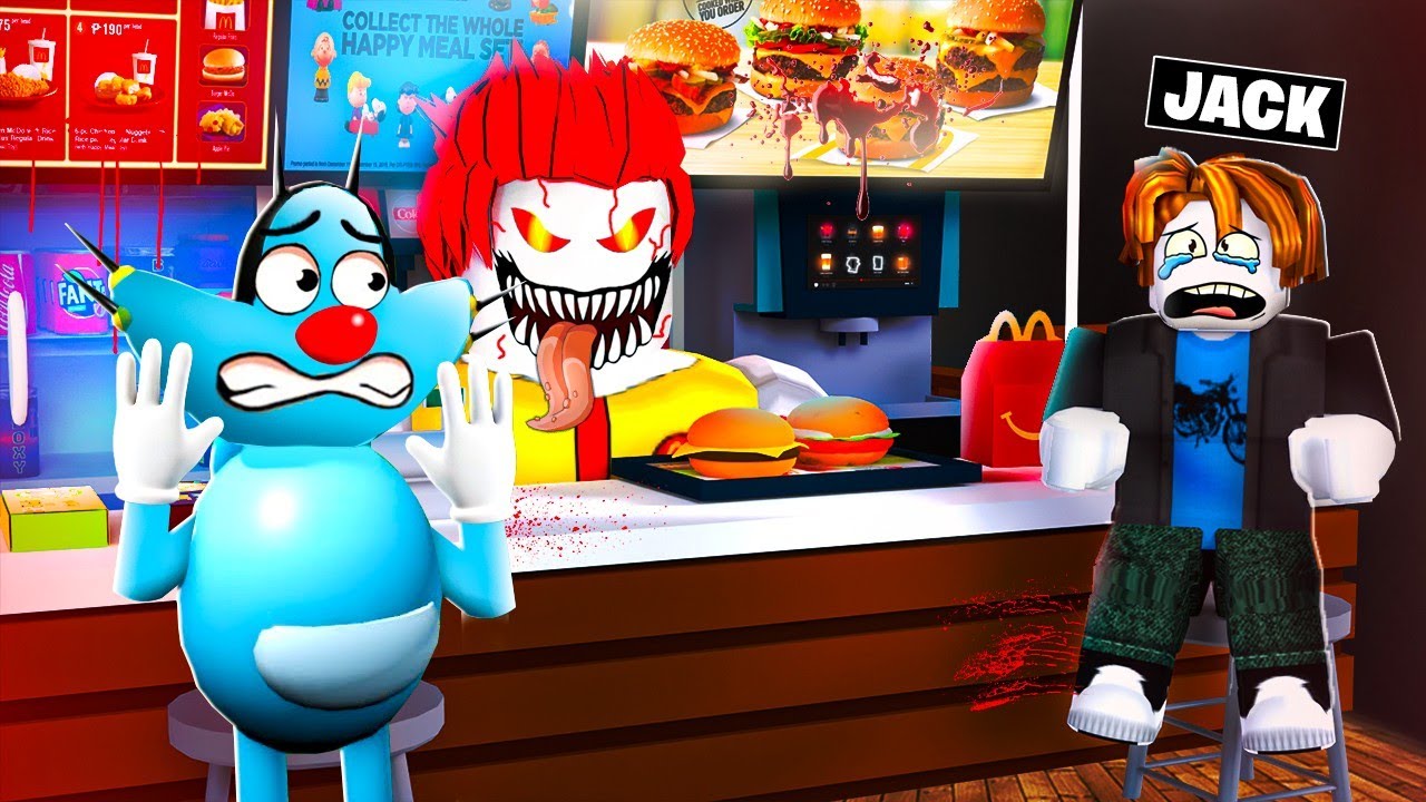Oggy Escape Ronald's Dinner With Brother Jack | In Roblox | Rock Indian ...