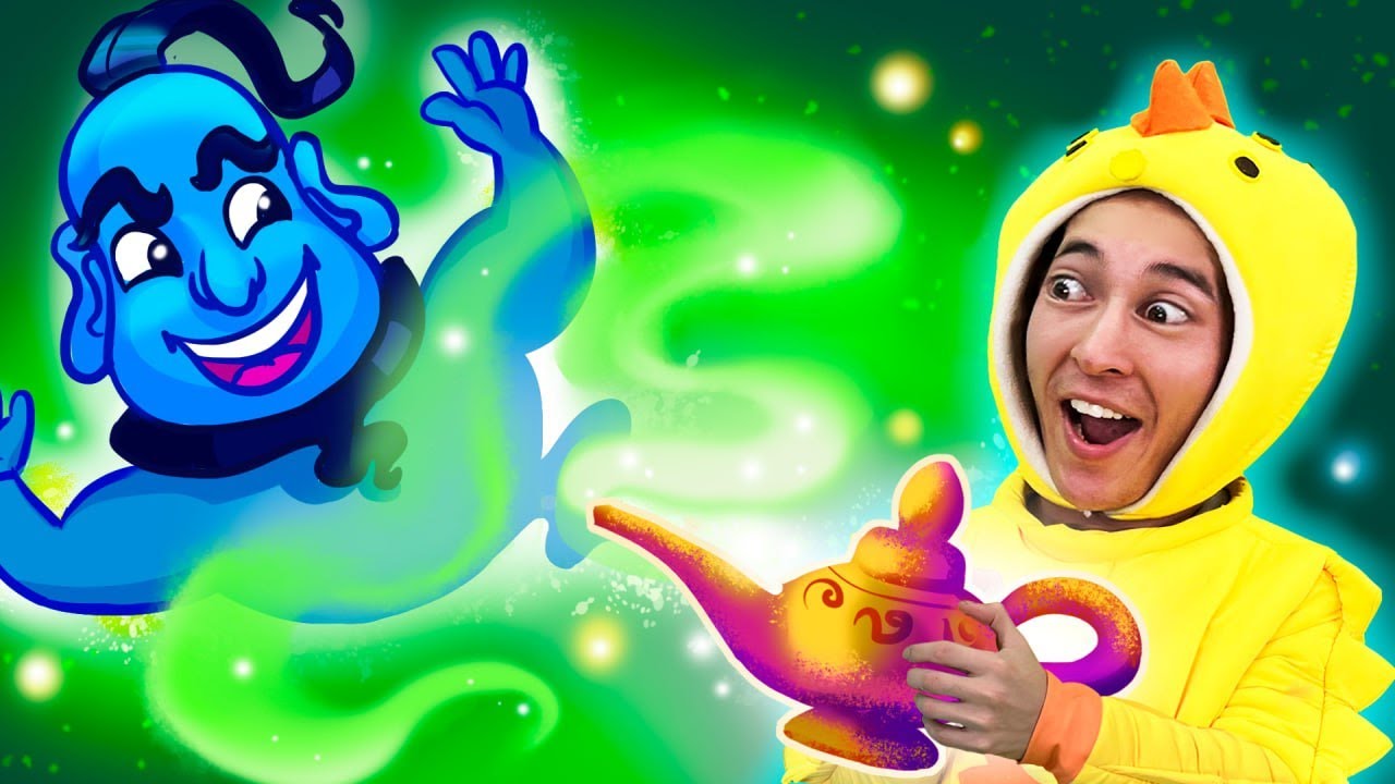 Genie From The Lamp Song + More Kids Songs and Song Along - YouTube