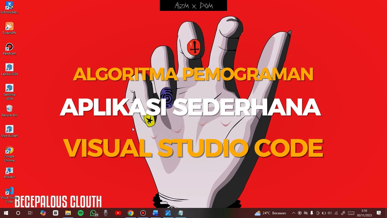 ALGORITMA DAN PEMOGRAMAN, APLIKASI SEDERHANA,GAJI KARYAWAN,VISUAL ...
