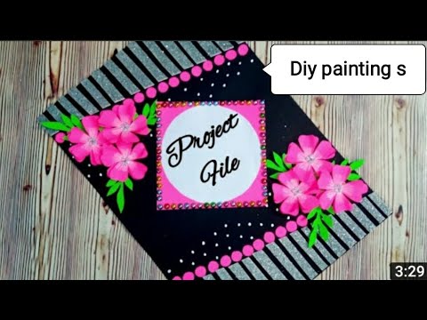 handmade folder easy school project