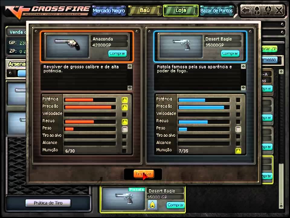 Reviews e Comparação de Armas no Crossfire - YouTube